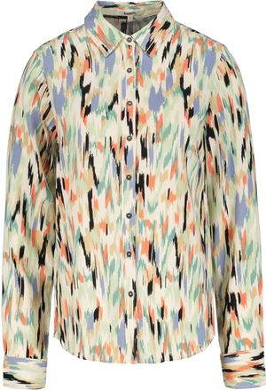 Garcia Garcia Damen Shirt Long Sleeve Bluse, Whitecap, XXL