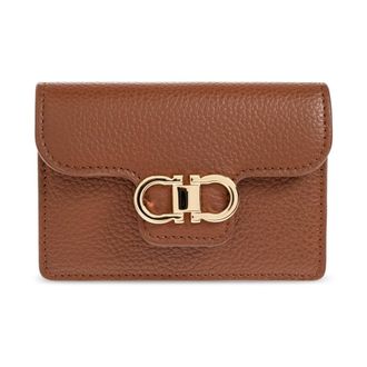 Ferragamo Gancini Kartenetui - - Accessories - Damen - Braun - ONE SIZE