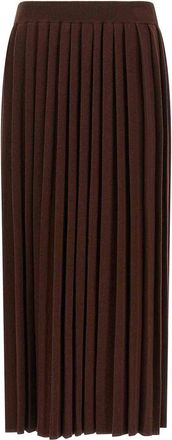 Fabiana Filippi Jupe Midi - Marron