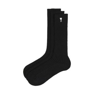 Ami unisex, Sous-v&ecirc;tements, Noir, Taille: S ADC Three-Pack Socks