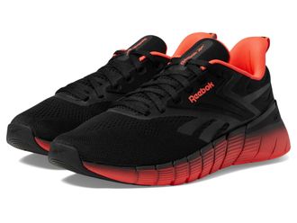 Reebok Mens Nano Gym Shoes Adults Training, Black Digital Coral, 42.5 EU
