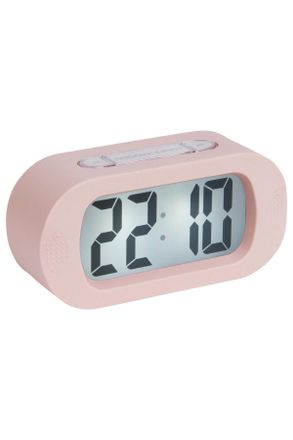 Karlsson Wecker Gummy, Pink, Kunststoff, 14x7x5 cm, Weckfunktion, 3D-Zahlen, Hintergrundbeleuchtung, Dekoration, Uhren, Wecker