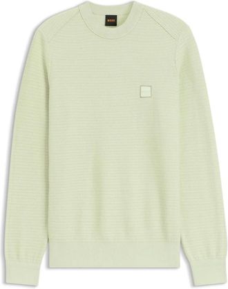 HUGO BOSS Rundhals-Strickware - - Knitwear - Herren - Gr&uuml;n - XL