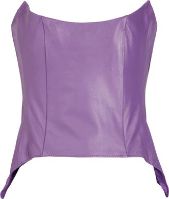 8 by YOOX LEATHER CORSET