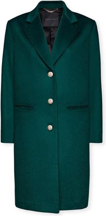 Elena Miro Femme, Manteaux, Vert, Taille: 56 FR Wool coat