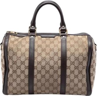 Gucci Sac bandouli&egrave;re en toile Pre-owned - Femme - Pre-owned - Beige - Taille: ONE Size
