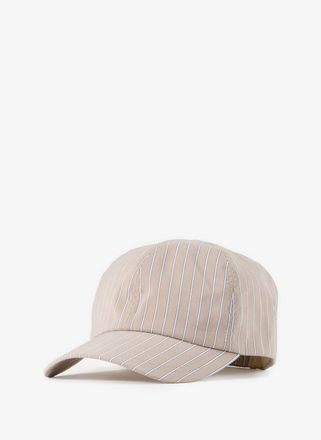 Saison 1865 Casquette &agrave; rayures en coton