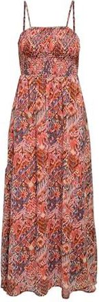 Only Onlelena Vikki Life Strap Ank Dress WVN Robe à Bretelles, Langoustino, S Femmes