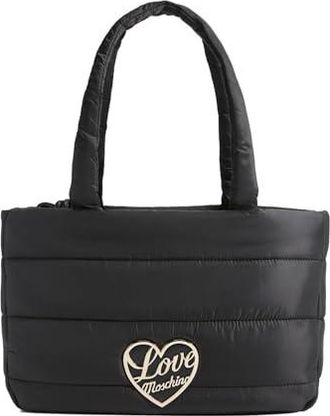 Moschino Sac femme Love &eacute;paule nylon noir B26MO81 JC4350PP0NKY100A, Noir, Medium