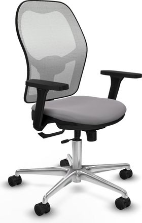 Piqueras y Crespo Stuhl aus Pc Netzgewebe mit 3D-Armen, h&ouml;henverstellbare Lendenwirbelst&uuml;tze, ausgestattet mit Syncro/Translack und eingespritztem Schaum. Mit Rollen vo