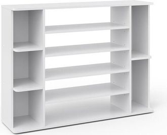 Vicco Armoire &agrave; chaussures Levin, Blanc, 116.2 x 87.4 cm