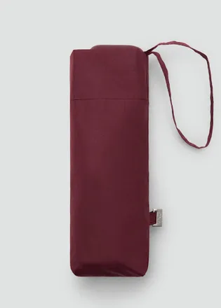 Mango Parapluie pliant mini bordeaux - Femme - Taille unique - MANGO