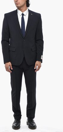 Corneliani CC COLLECTION Anzug aus Stretch-Schurwolle mit Pattentaschen Corneliani