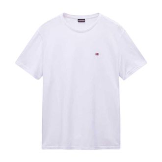 Napapijri Salis T-Shirt f&uuml;r Herren, kurz&auml;rmlig (Leuchtend Wei&szlig;)