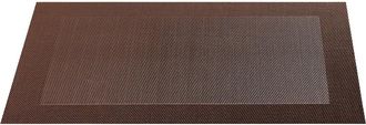 ASA Tischset 33 x 46 cm, PVC, braun