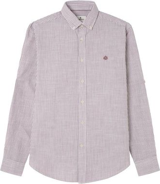 Springfield T-Shirt aus Baumwolle, gestreift, Weinrot, Gr&ouml;&szlig;e M