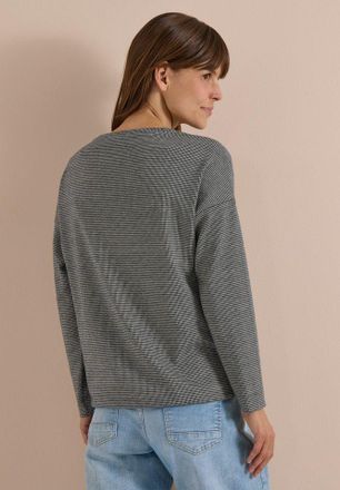 Cecil Langarmshirt mit Tunnelzug am Saum