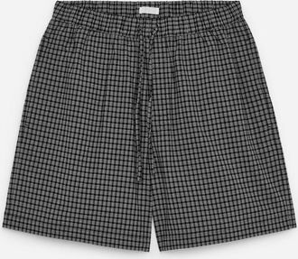 Arket Seersucker-Shorts -Schwarz