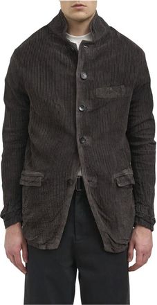 Giorgio Brato Homme, Vestes, Vert, Taille: M Perforated Lamb Blazer