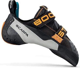 Scarpa Booster, Chaussons descalade, Black-Orange FZC