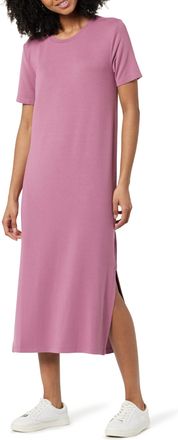 The Drop T-Shirt-Midikleid für Damen, Cora, Braun (Mellow Mauve), S