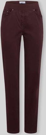 Raphaela by Brax Schmale Hose aus Baumwoll-Mix Modell PAMINA