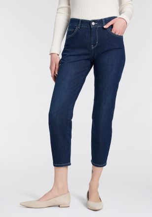 MAC Broeken Ankle-Jeans MAC Slim 7/8, Damen, Gr. 34, L&auml;nge 27, dunkelblau, Denim/Jeans, Obermaterial: 98% Baumwolle, 2% Elasthan, figurbetont kn&ouml;chelfrei, Jeans, 