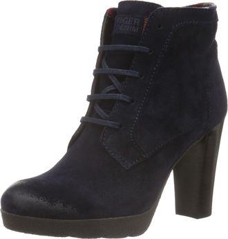 Tommy Jeans Damen C1385LARISA 1B Kurzschaft Stiefel, Blau (Midnight 403)
