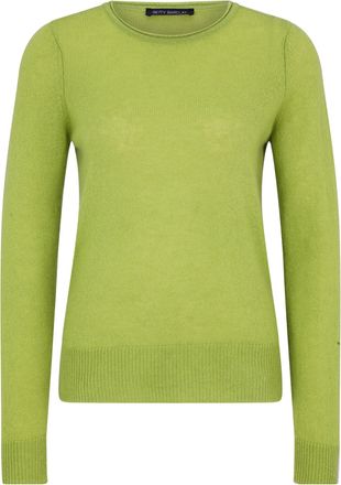 Betty Barclay Damen Kaschmir-Pullover mit Rundhalsausschnitt 46, Fresh Moss