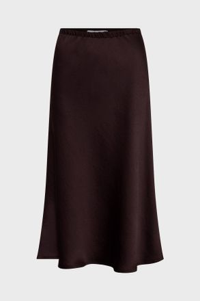 Gerard Darel Jupe midi en satin - JOLANA - Cinnamon