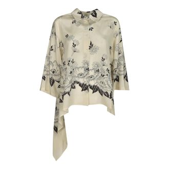 P.A.R.O.S.H. Paillettenbesetztes &auml;rmelloses Kleid - - Blouses & Shirts - Damen - Mehrfarbig - L