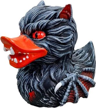 Generic Memorial Duck Miniatur Figur Decorative Ornament for Outdoors (Werwolf Duck)