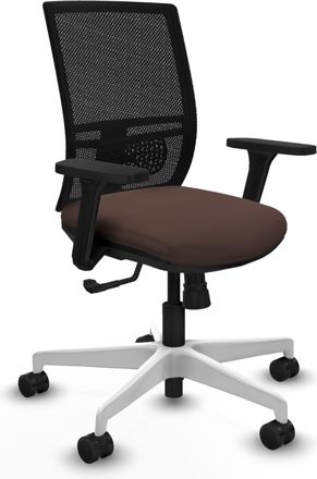 Piqueras y Crespo Yunquera verstellbarer Schreibtischstuhl mit 3D-Armen, h&ouml;henverstellbare Lendenwirbelst&uuml;tze, ausgestattet mit Sincro 4 Positionen und Schneideschaum, 