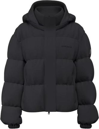 Guess Cropped Puffer Jacket - - Jackets - Damen - Schwarzk - M