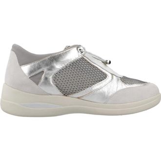 Stonefly Velours/Laminierte Sneakers - - Shoes - Damen - Grau - 38 EU