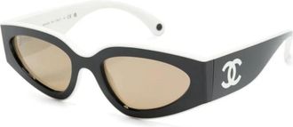Chanel Cat Eye Sonnenbrille - - Accessories - Damen - Schwarzk - 54 MM