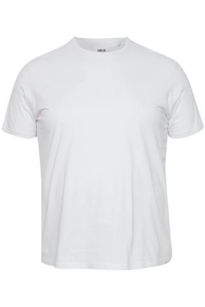 Solid SDBedonno BT Shirt Herren Big & Tall mit Print T-Shirt mit Aufdruck Gro&szlig;e Gr&ouml;&szlig;en bis 6XL mit Rundhals-Ausschnitt, Gr&ouml;&szlig;e:6XL, Farbe:White (110601)