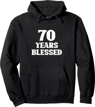 BDAZ 70 Jahre gesegneter 70. Geburtstag, christlicher Ordensmann, Jesus Gott Pullover Hoodie