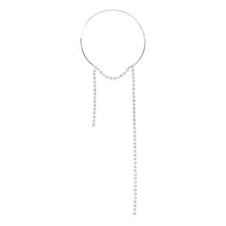 Maison Margiela Rhinestone Pendant Necklace - - Accessories - Damen - Grau - M