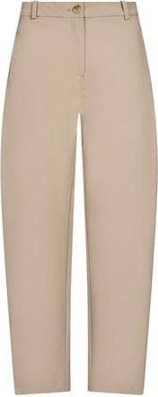 Object Pantalon barrel en coton m&eacute;lang&eacute;