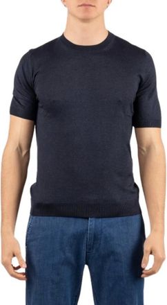 Gran Sasso Homme, Pulls, Bleu, Taille: 2XL Maglia Round-neck Knit