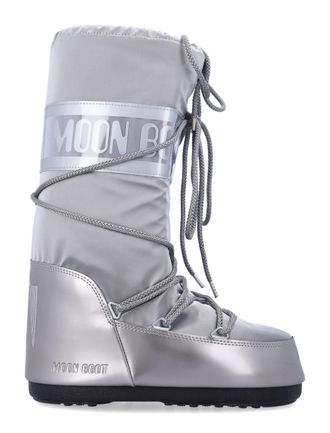 Moon Boot Chaussures Plates Moon Boot Argent