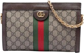 Gucci Pre-owned Ophidia Sac bandouli&egrave;re - Femme - Pre-owned - Beige - Taille: ONE Size