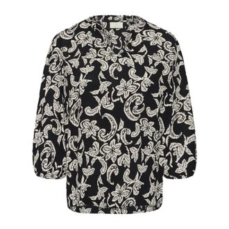 Kaffe Damen, Blusen & Hemden, Schwarzk, 2XLGr&ouml;&szlig;e