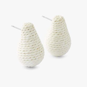 Lollipops Boucles doreilles goutte en raphia Tropical Feel