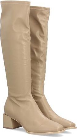 Shoes & Blues Bottines hautes pour femme, finition lisse, design stylis&eacute; et &eacute;l&eacute;gant. Talon carr&eacute;. Bout carr&eacute;. Id&eacute;al pour lhiver automne., Pukaki, 36 EU