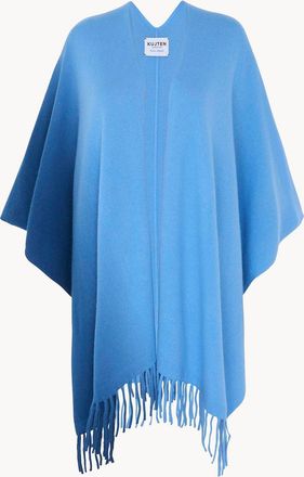 Kujten Cape à franges cachemire femme - Cape Aviva Dip Dye