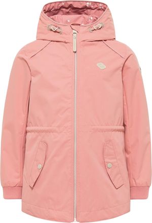 Ragwear Layra Mädchen Jacke Sommerjacke Kinder Übergangsjacke wasserabweisend Regenjacke Parka (DE/NL/SE/PL, Numerisch, 140, Regular, ROSE)