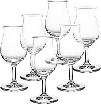 Cristalica Whiskyglas 6er-Set Tasting Verkostunglas Transparent 140 ml Kristallglas