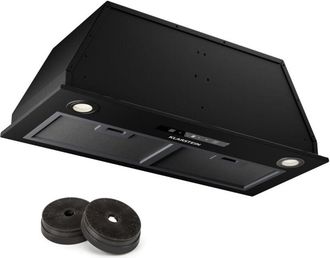 Klarstein Klarstein - Dunstabzugshaube, Abluft/Umluft-Dunstabzugshaube mit Filter, LED-Beleuchtung, Timer & Touch-Bedienfeld, Leise Einbau-Abzugshaube mit 439